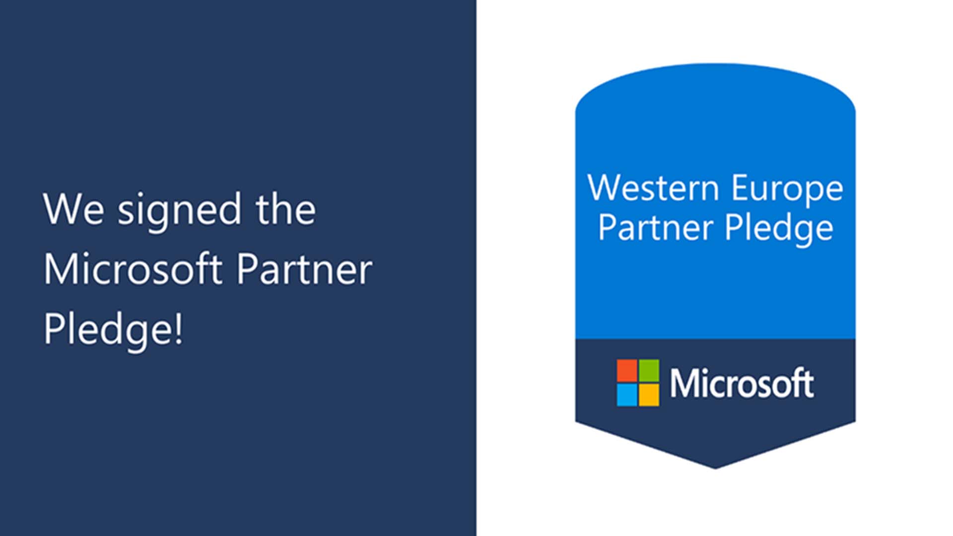 Cegeka signed the Microsoft Partner Pledge